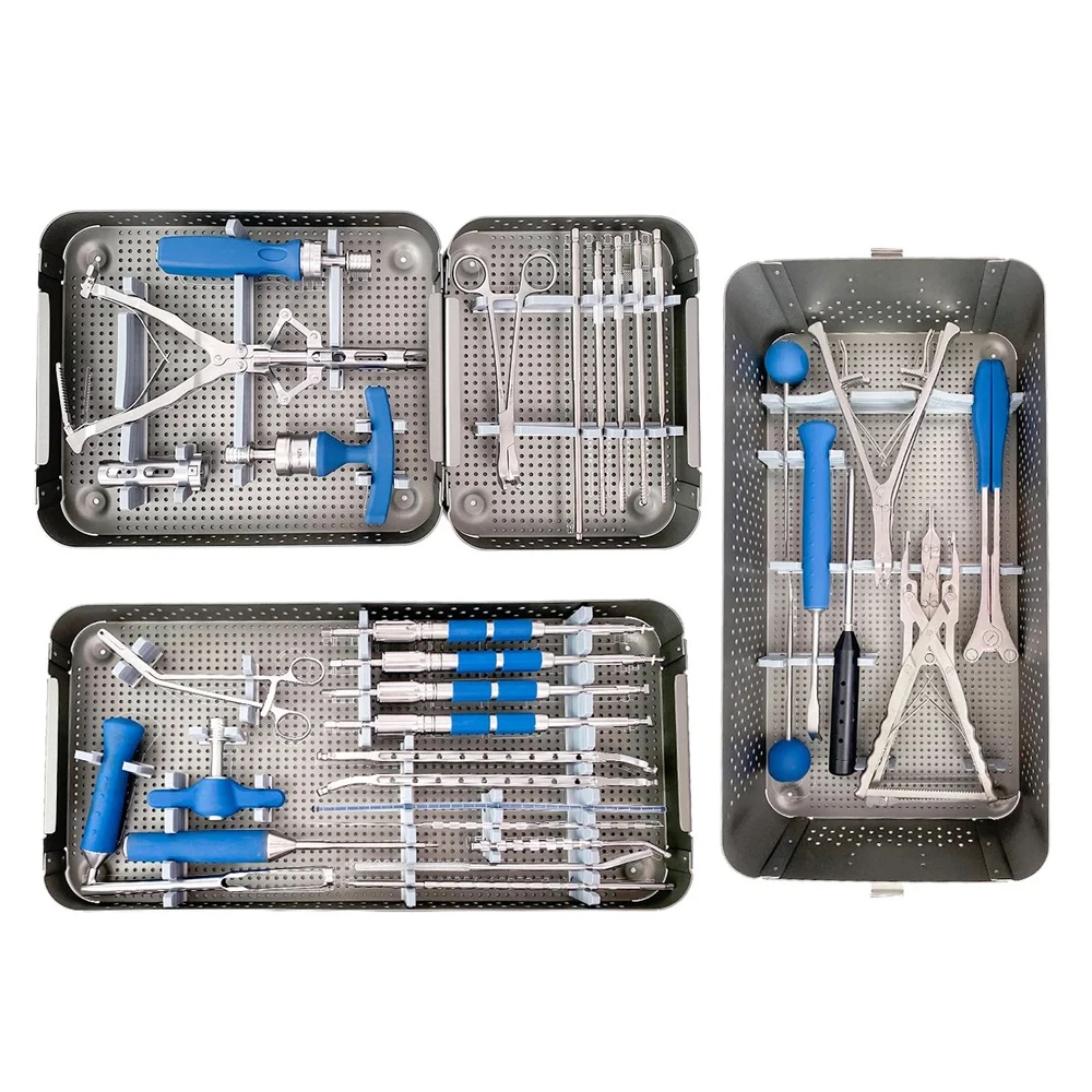 Orthopedic Spine Implants - Titanium Pedicle Screw Set