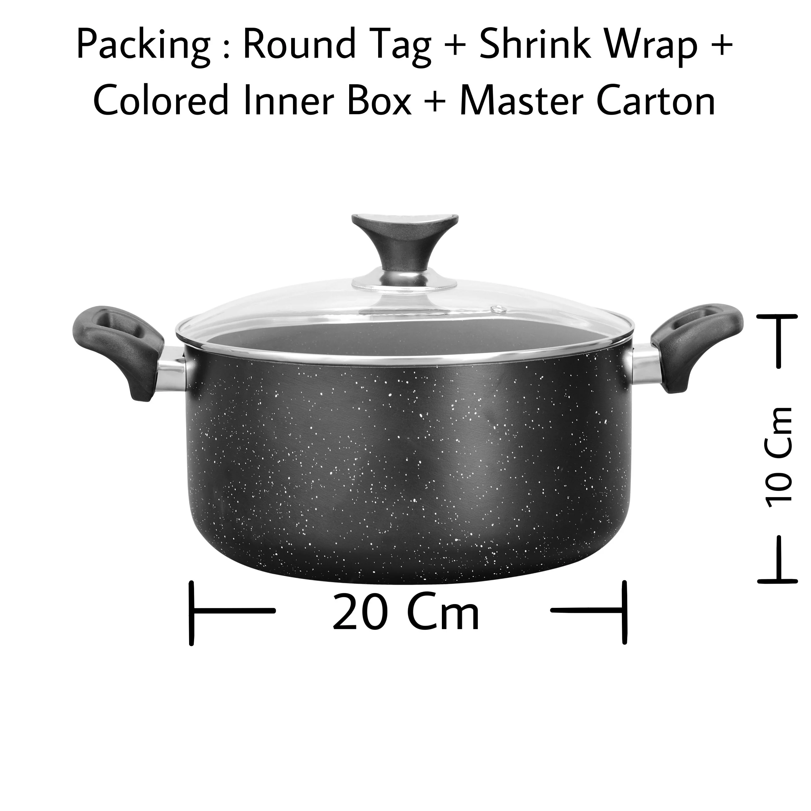 Classic Casserole With Induction Plates And Glass Lid Aluminium Sheet ...