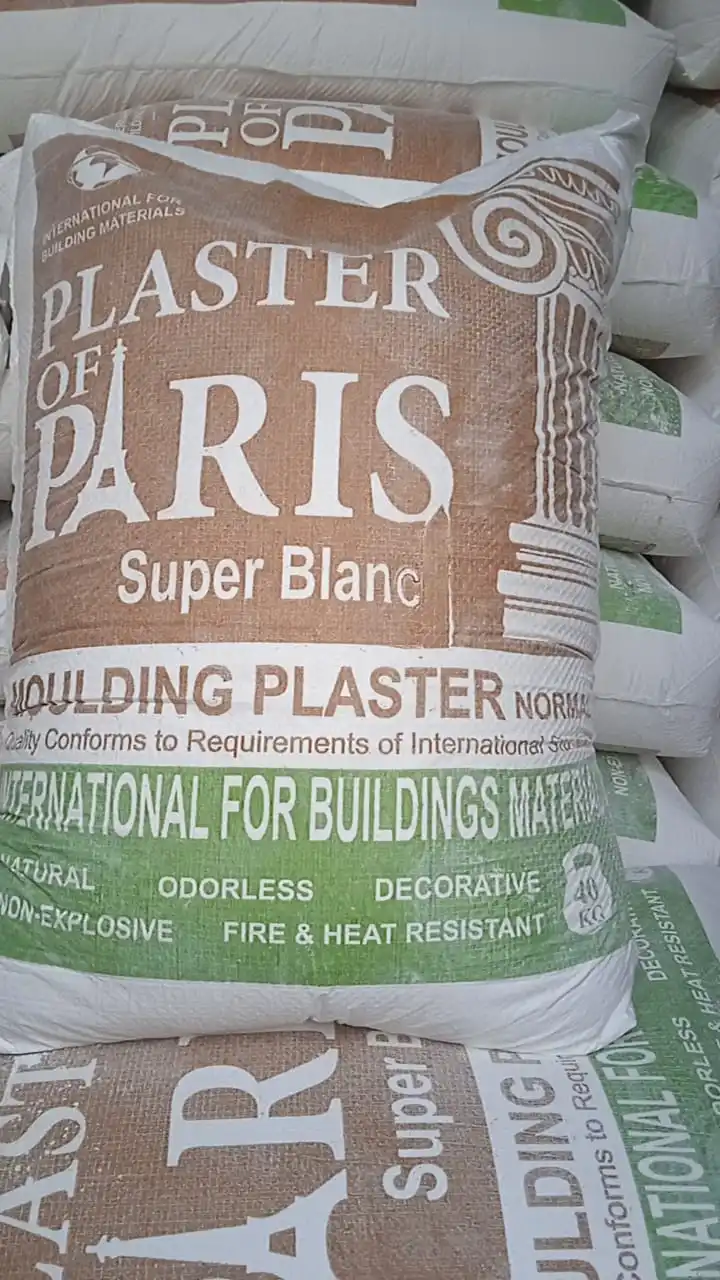Egypt Building Plaster Of Paris Pop White Cement To Apapa Lagos Port ...