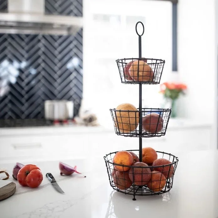 Modern Design Three Tier High Quality Top Selling Black Storage And ...