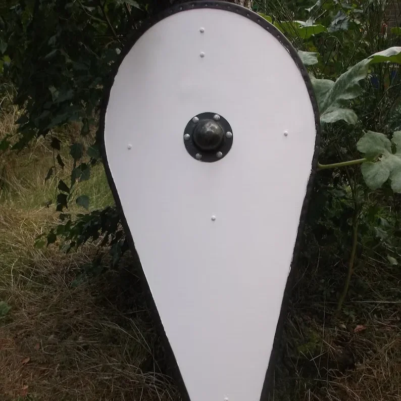 Blank Round Topped Kite Shield - Medieval Knight Shield