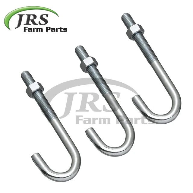 Heavy Duty J-Shaped Bolt for Farming - Efficient & Versatile