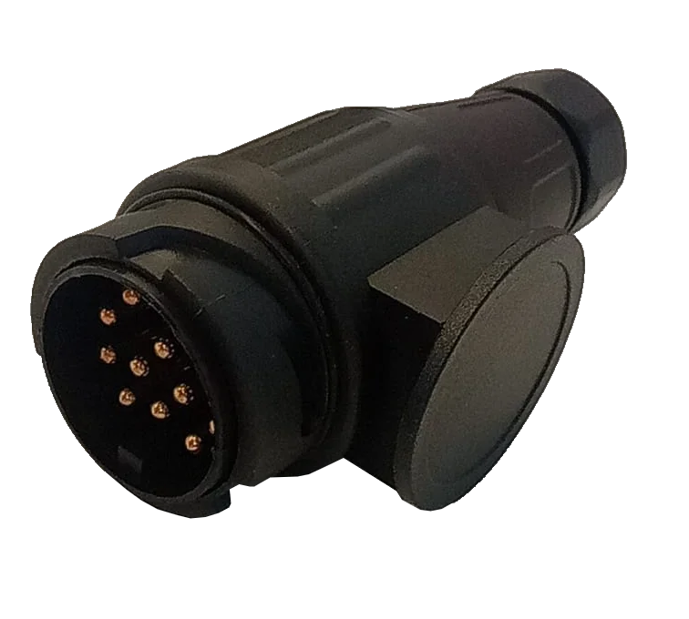 Trailer Plug Connector Long Type Plastic Adapter 13 Poles With Screw ...