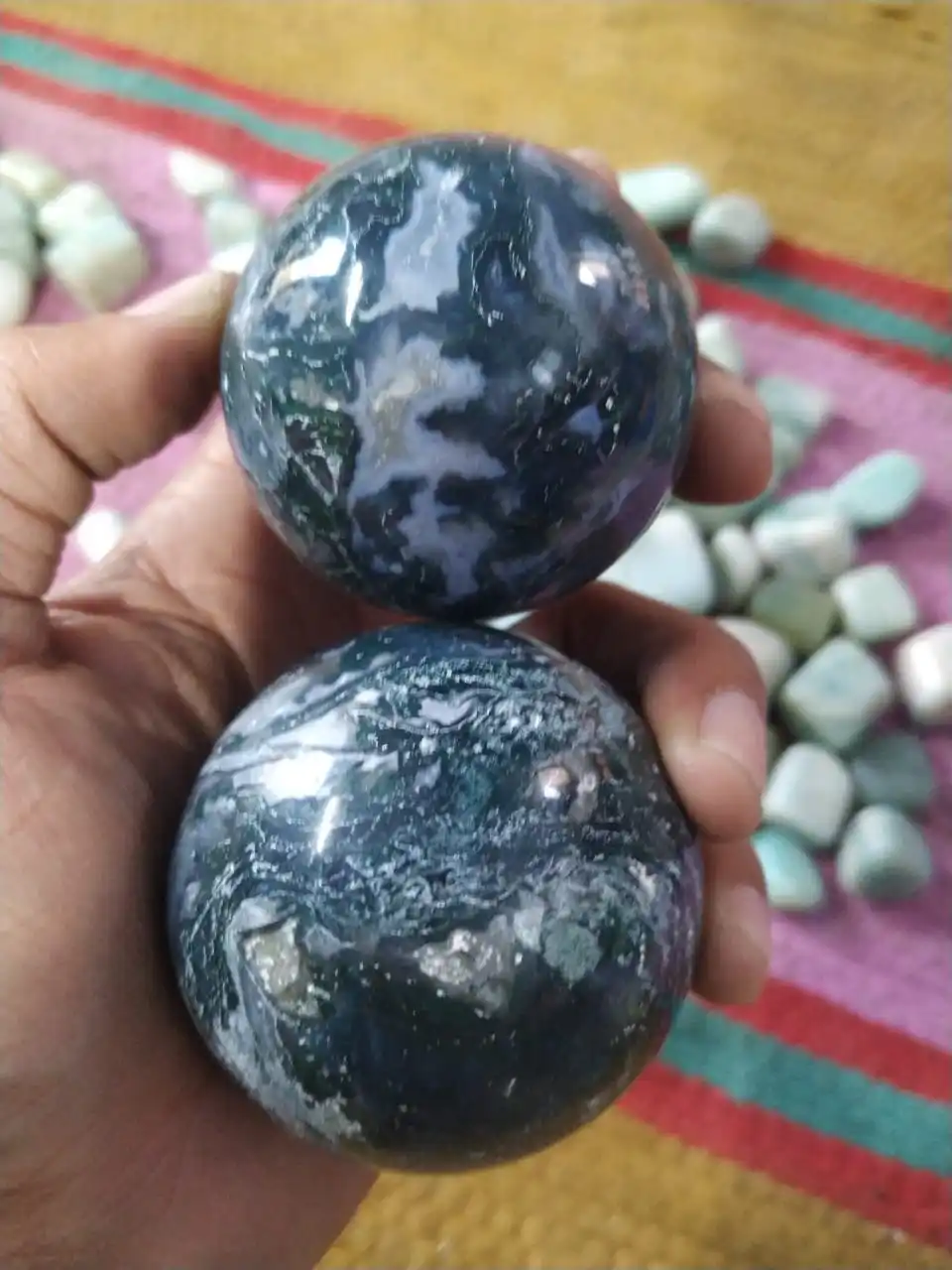 Custom Made Gemstone Amethyst Spheres Balls In Size 4 Cm Suitable For ...