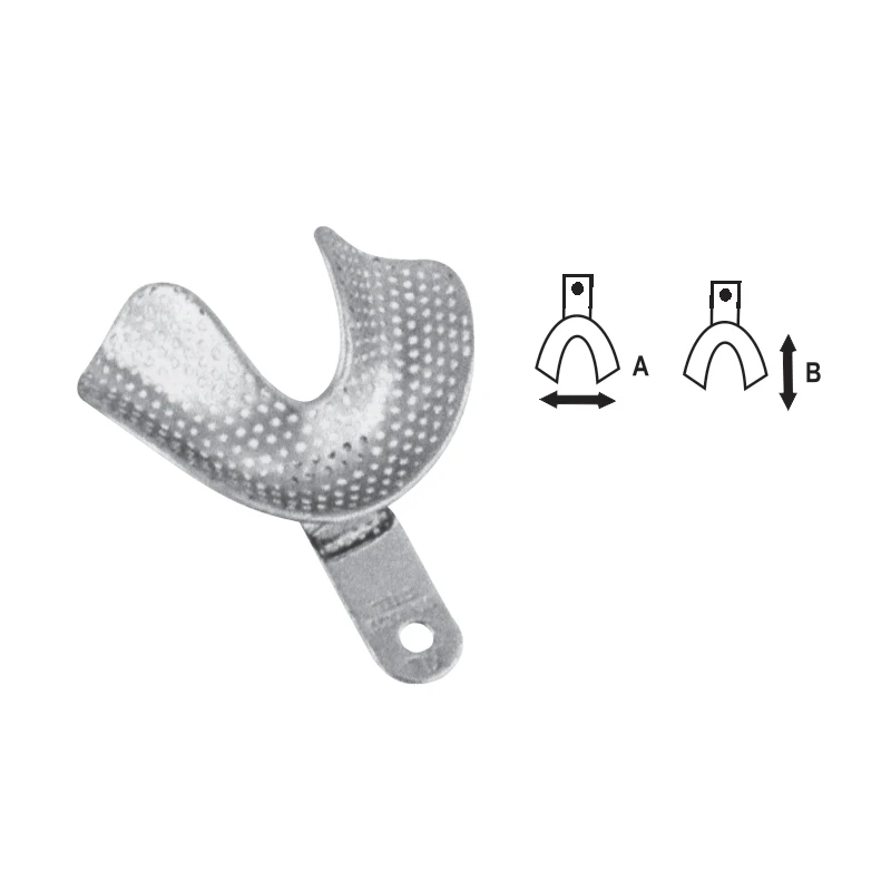 Impression Trays Edentulous Solid With Rim Edentulous Impression Trays ...