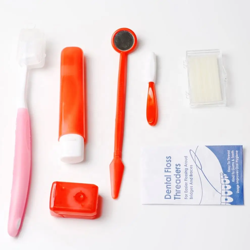 Travel Tool Orthodontic Patient Kit Dental Ortho Oral Care Hygiene Kits ...