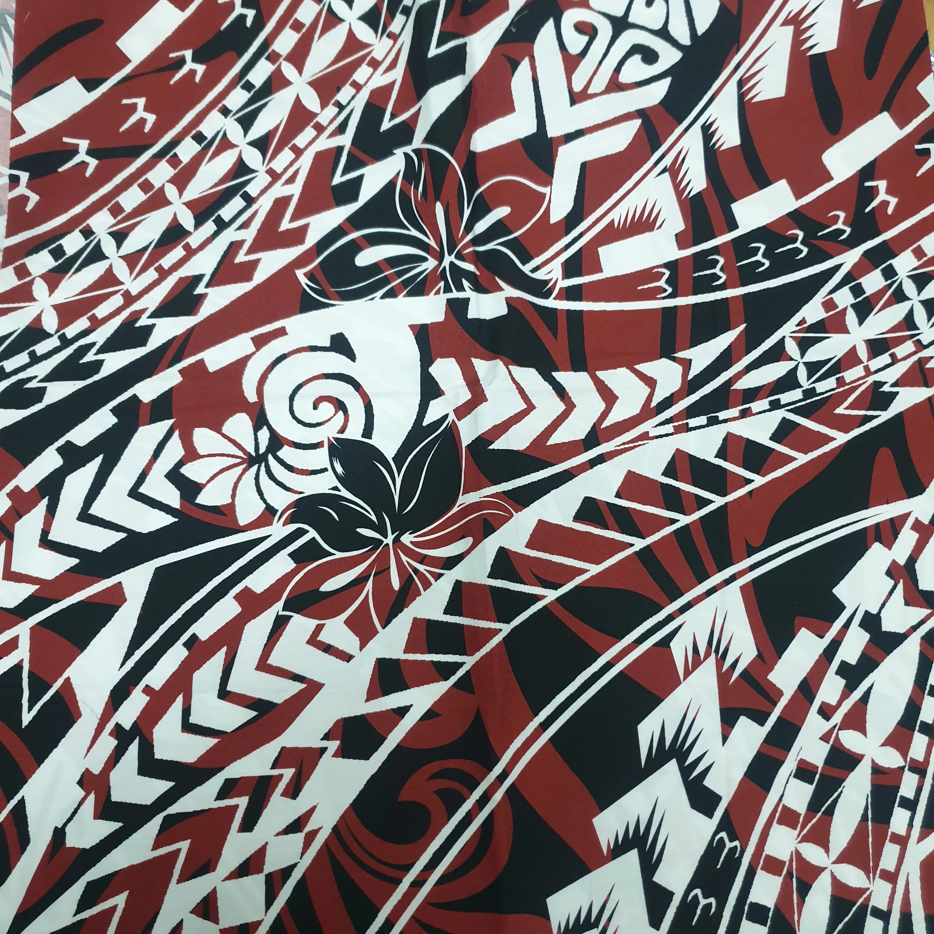 Fantastic New Samoan Tattoo Polynesian Print On 40*40 Cotton With ...