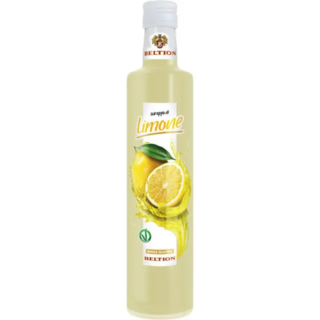 Premium Italian Lemon Syrup 500 Ml Veganok Certified To Be Diluted For ...