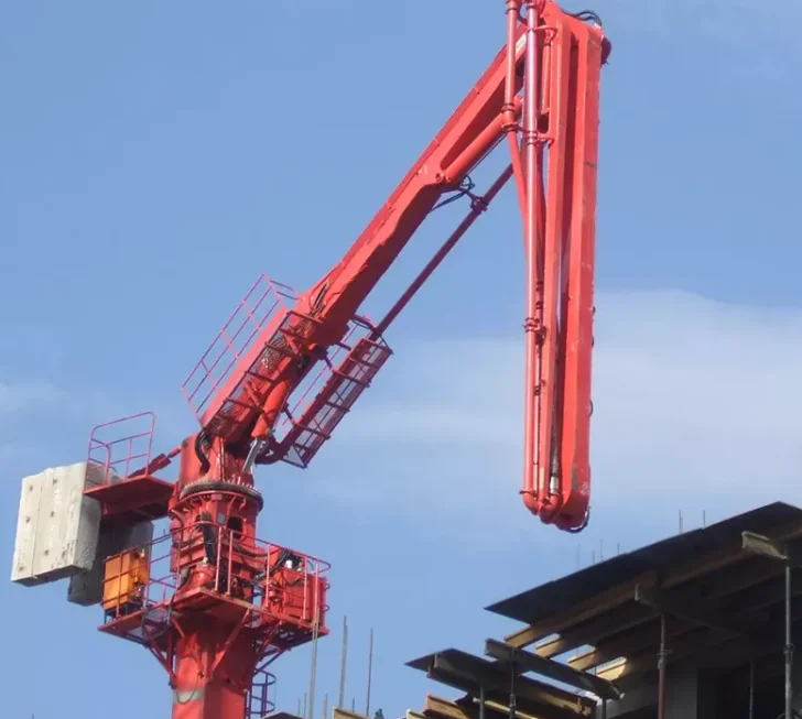 New Designed Hgr36 Placing Boom 35.2m M-sized 17.2 Ton Concrete Pouring ...