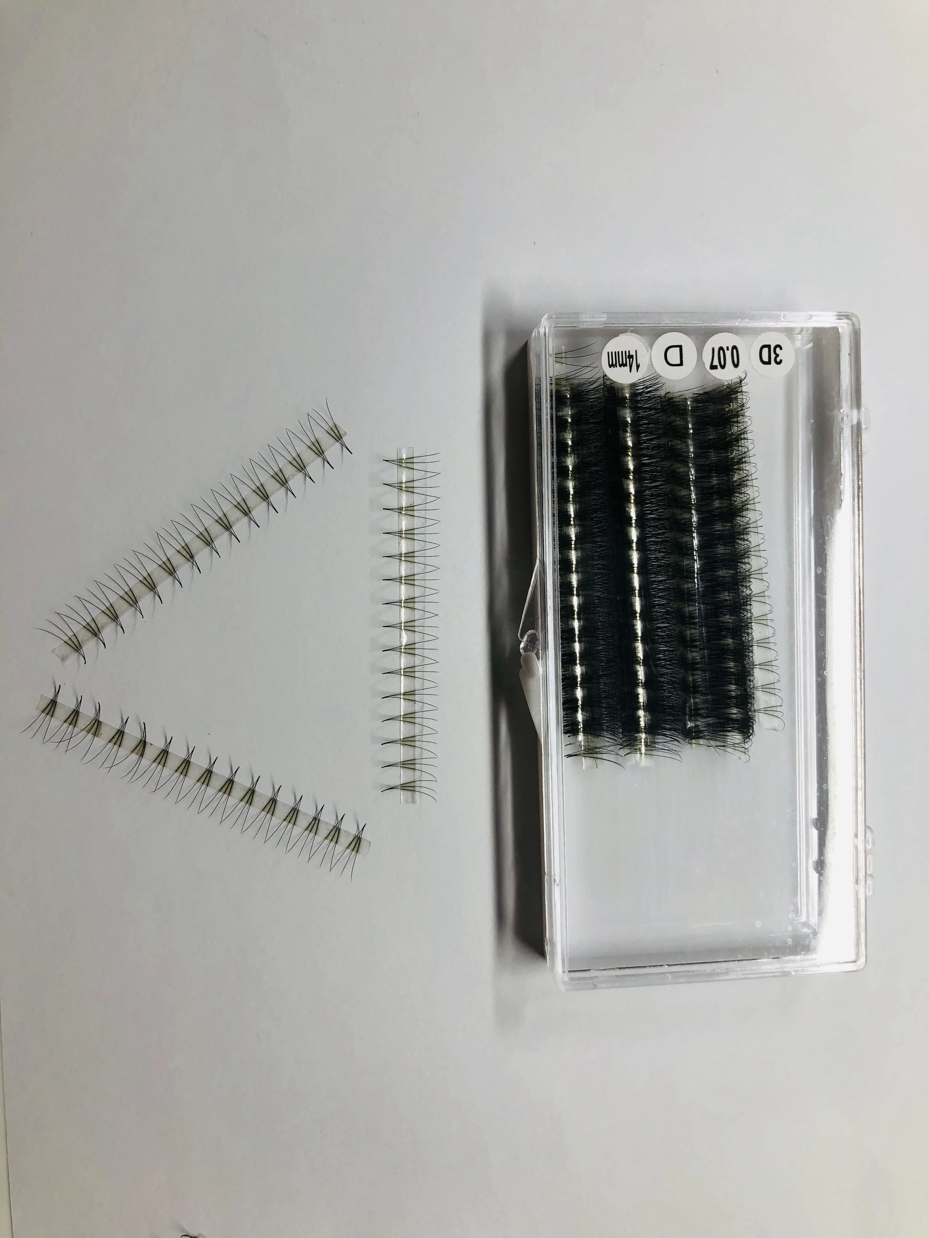 High Quality Heat Bonded 3d 4d 5d 0 07 Pointy Base Premade Fans Lash ...