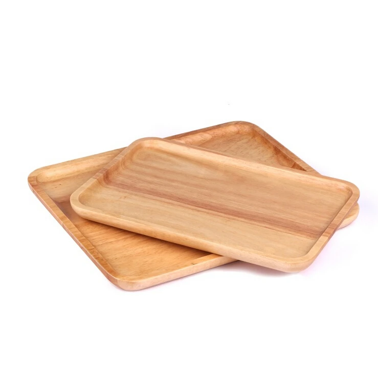 Extra Large Round Serving Tray Divided Serving Tray Platter Wooden ...