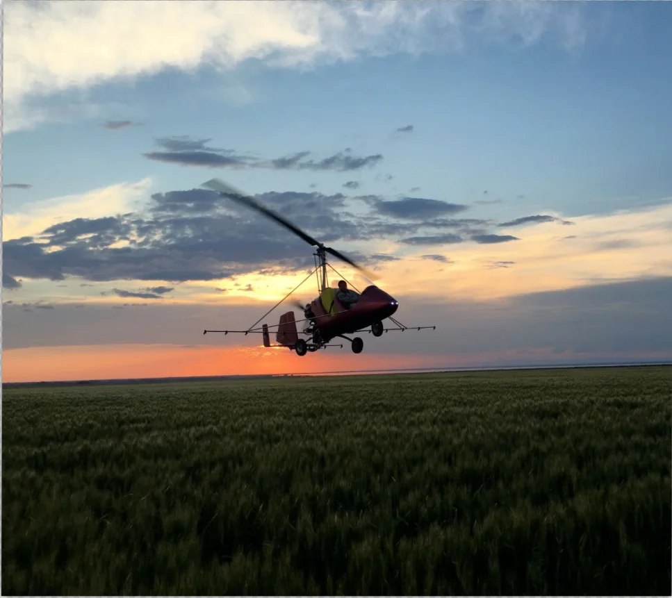 DS-115 Gyrocopter - Efficient Crop Spraying Rotorcraft