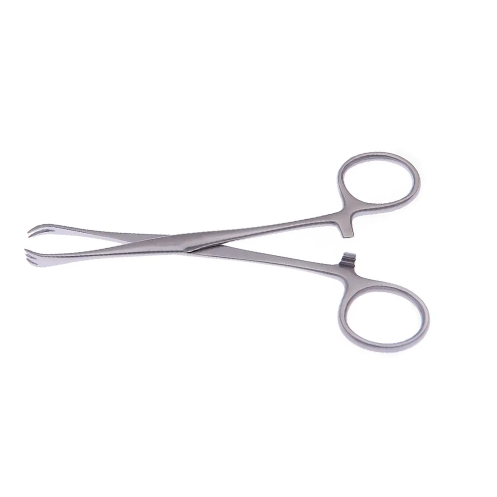 Poirier Tissue Forceps - Ratcheted Handles & Interlocking Jaws