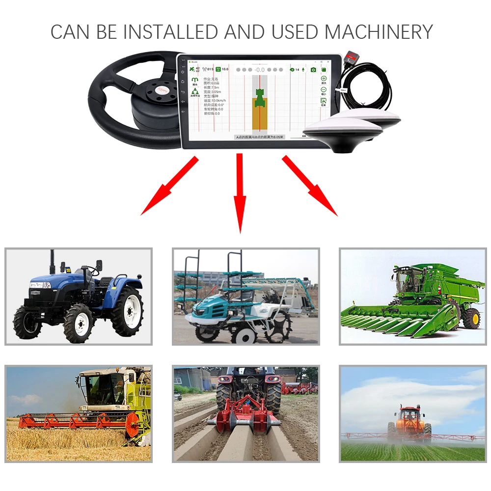 Tractor Navigation GNSS Autopilot GPS - Precise & Efficient