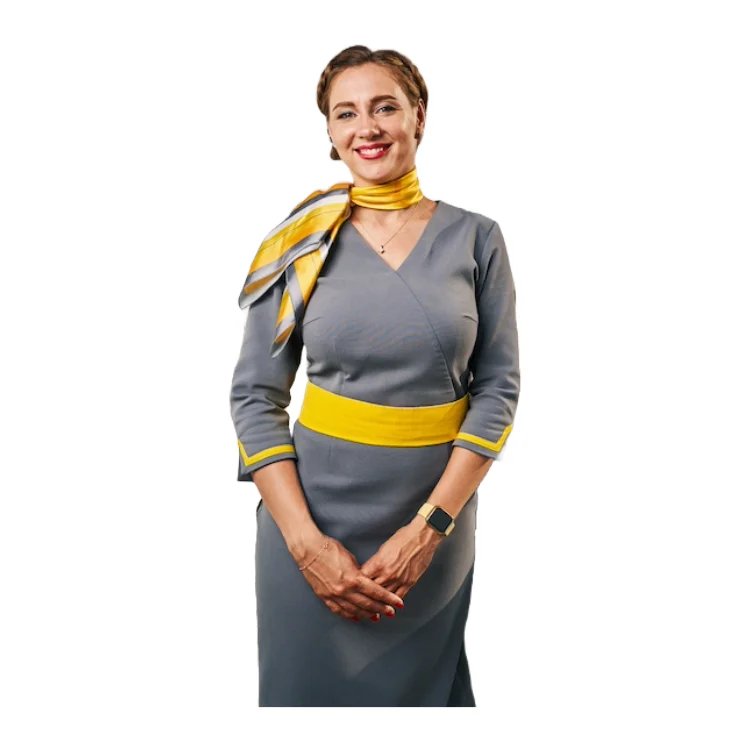 Customized Design Airline Stewardess Cabin Crew Uniform - Buy Uniform ...