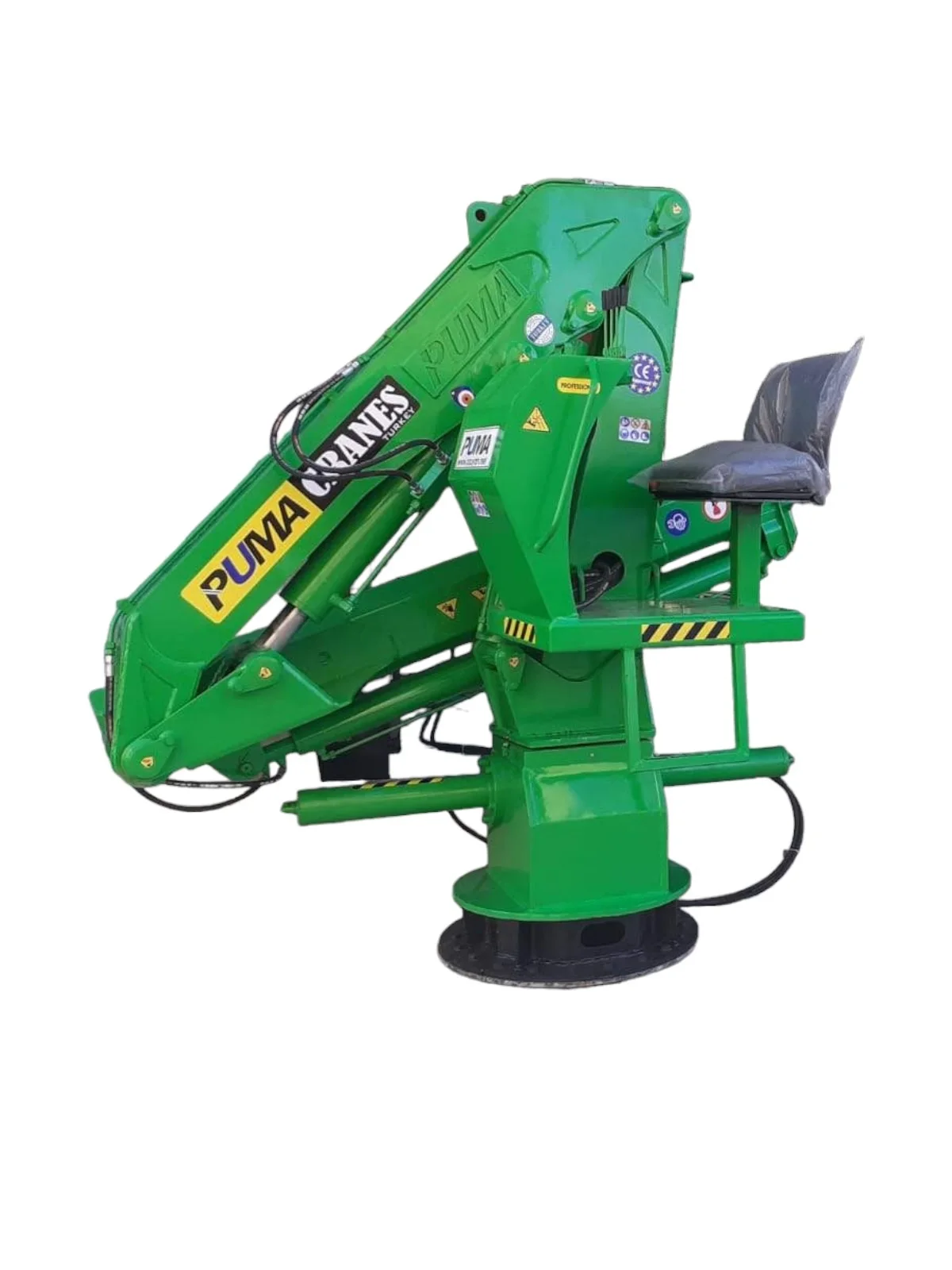 High Quality Puma Crane 3 Ton High Load Moment Hydraulic Marin Deck ...
