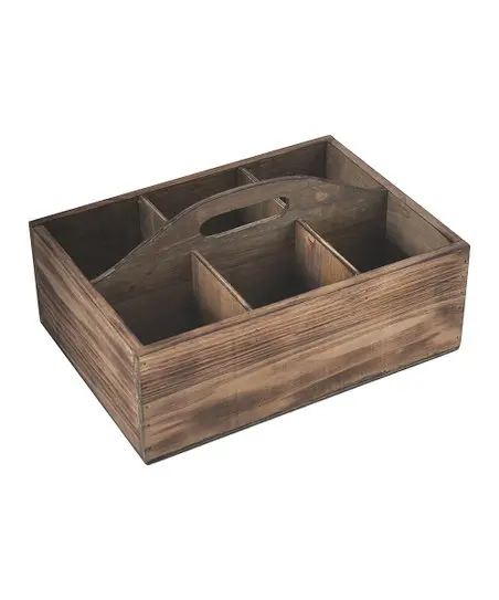 2022 Designer Mango Wood Caddy with Metal Handle Exporter Customized ...