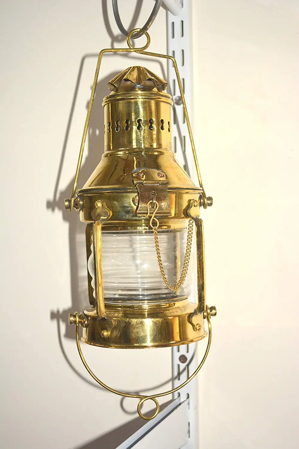 Brass Hanging Ship Oil Lamp Leeds Burton Nautical Maritime 11inch Ship ...
