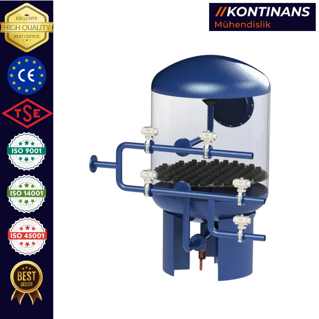 Sand Filter System Frp / Steel Tank Special Design Environment Water ...