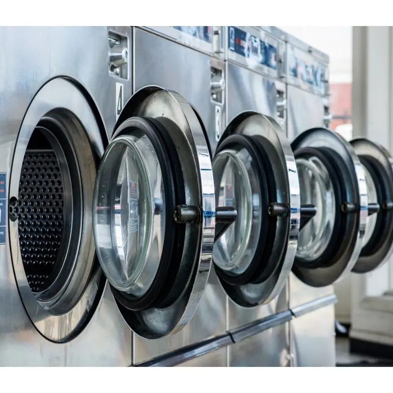 15kg Commercial Stackable Washer and Dryer - Compact Laundry