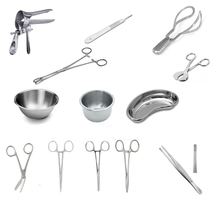 Stainless Steel Reusable Surgery Instruments Set - OEM Available