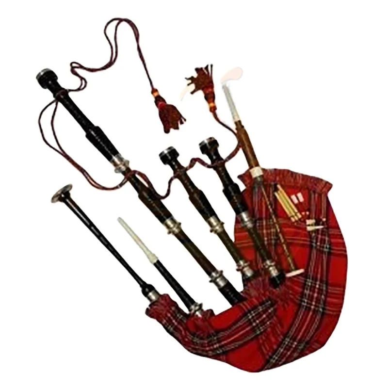 Great Highland Bagpipes Rosewood High Natural Brown Silver Mounts ...