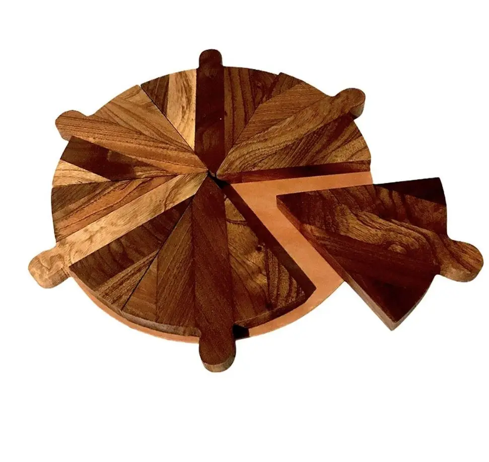 Wooden Pizza Slice Platter Pizza Serving Plater Hot And Best Selling ...