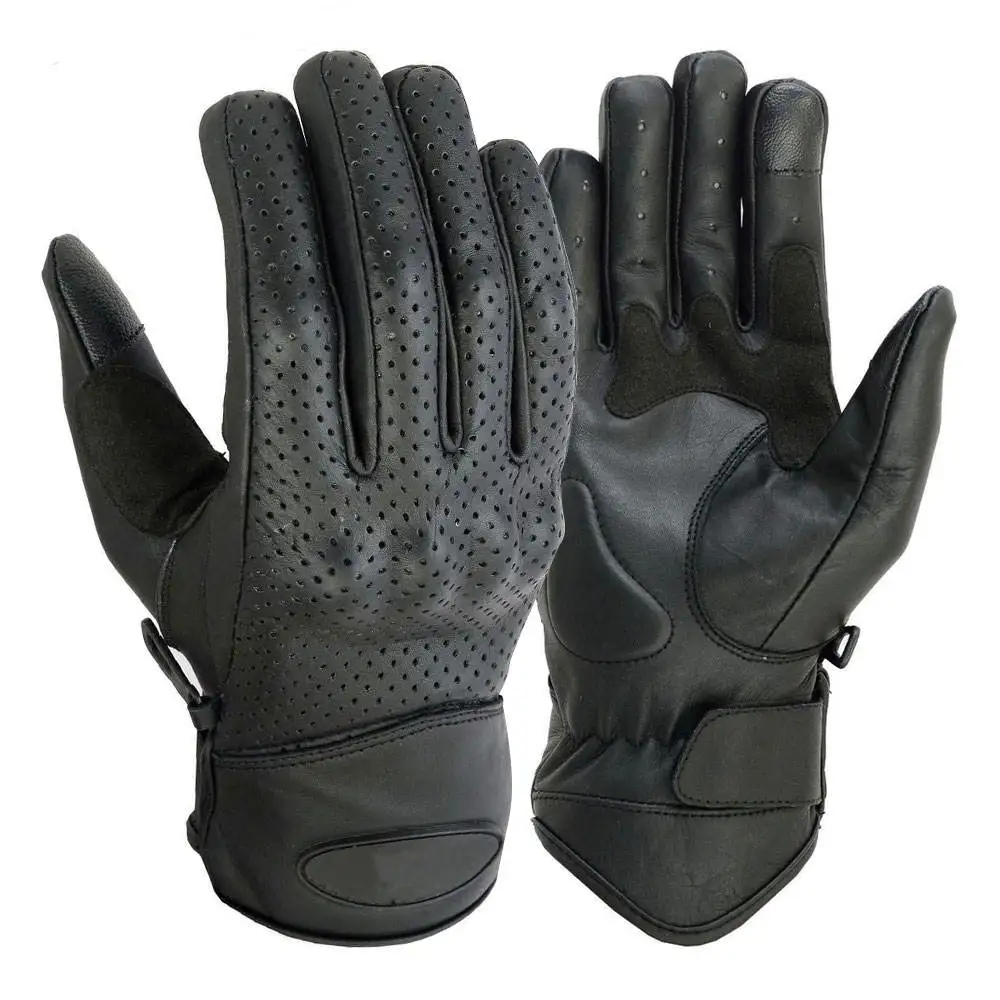 High-quality Leather Made Motorbike Gloves Your Own Men Motorbike ...
