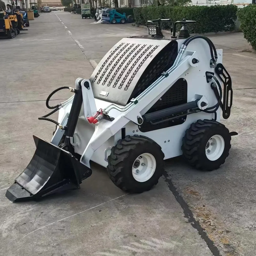 2023 Mini Wheel Skid Steer Loader Good Price Loader Good Quality Skid ...