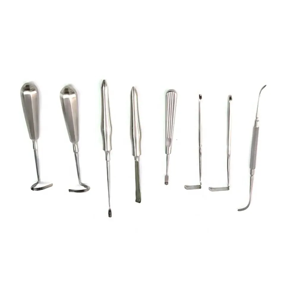 Rib Cartilage Surgical Instruments Set of 8 Pcs Rhinoplasty Surgical ...