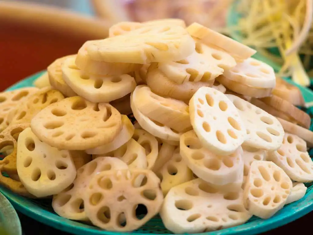 IQF Frozen Crunchy Organic Whole White Lotus Root Slice Sliced Dice ...