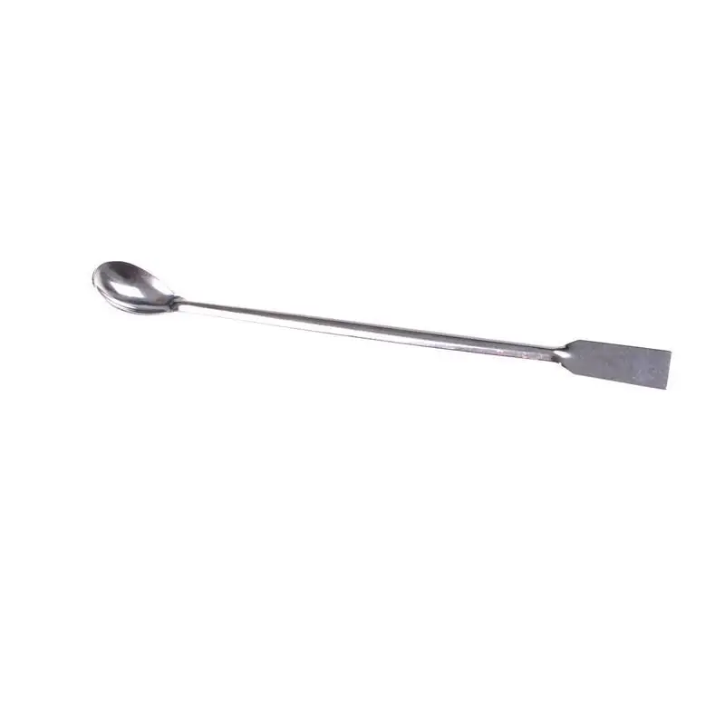 Stainless Steel Lab Mixing Spatula Micro Sampling Scoop Spoon Double ...