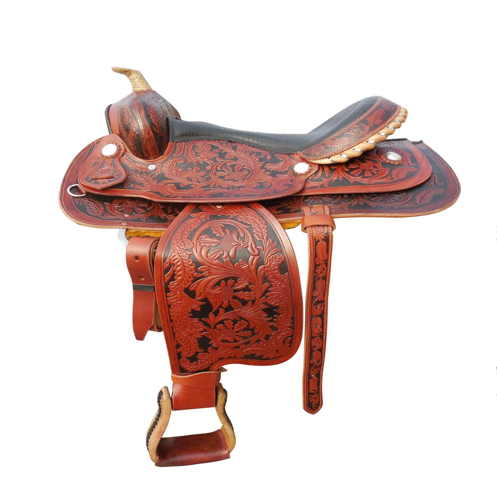 Seasonal Western Pleasure Beautiful Horse Saddle Hand Made Genuine ...