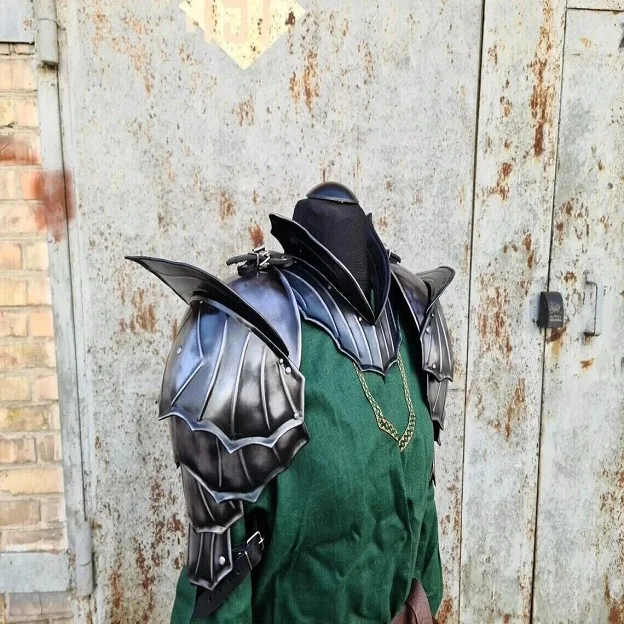 New Medieval Gothic Warrior Shoulders Armor, Pair of Pauldrons and ...