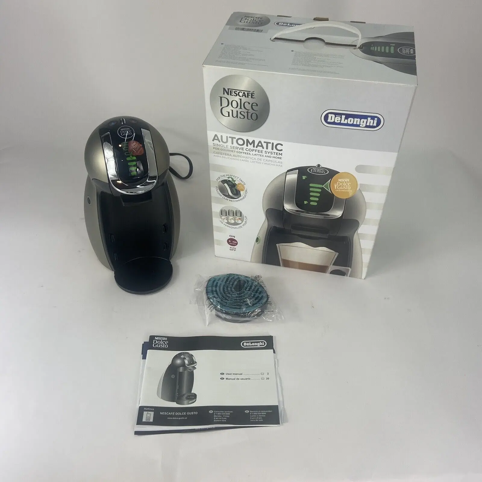 Cafetiere Coffee Maker Dolce Gusto Genio 2 Coffee Machine (black) Easy ...