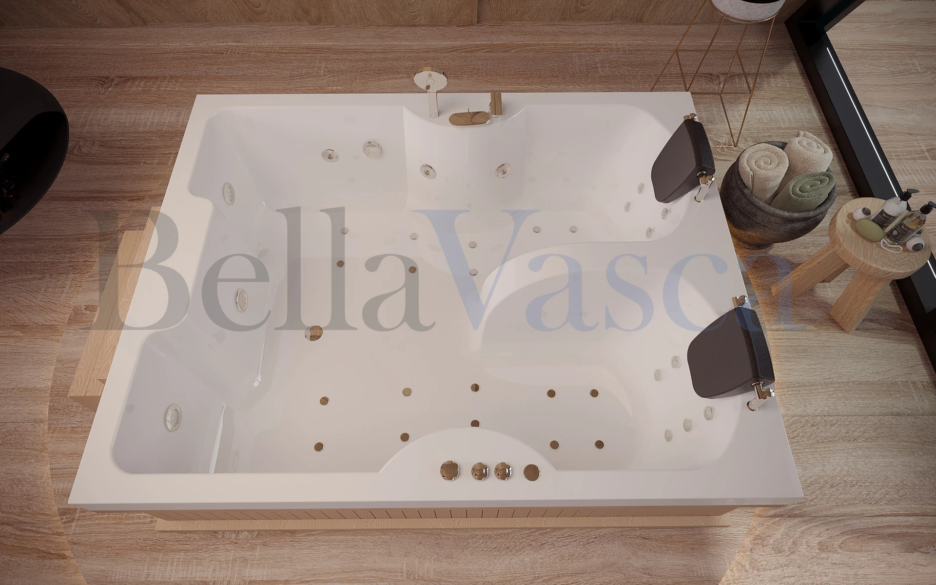 Amsterdam Jacuzzi Extra Square Jacuzzi Designed For Two People It Is ...