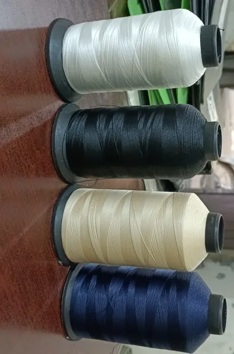 100% Spun Polyester Sewing Thread Tfo Twist Raw White 20/2 40/2 50/2 60 ...
