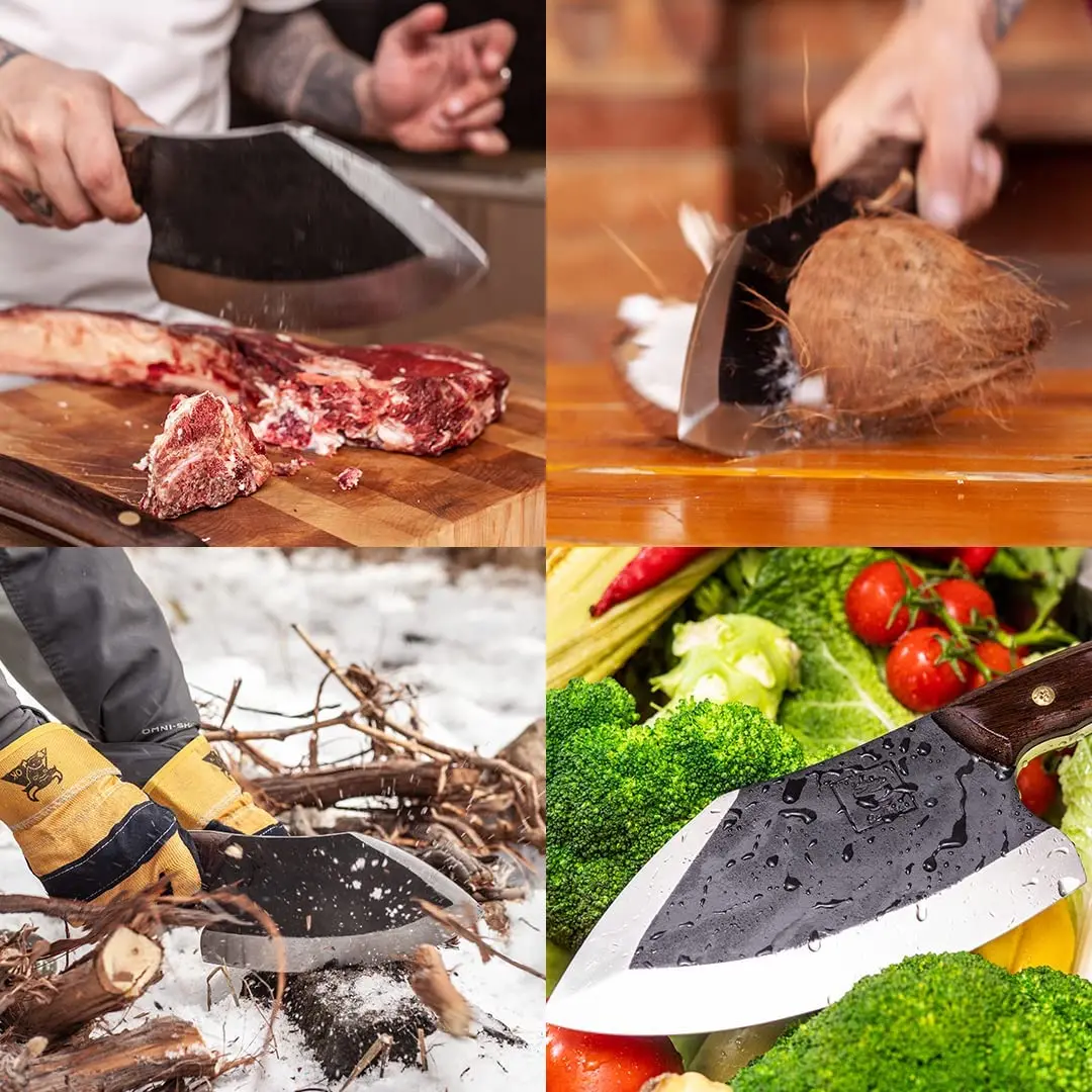 Stainless Steel Butcher Meat Cutting Cleaver Knives