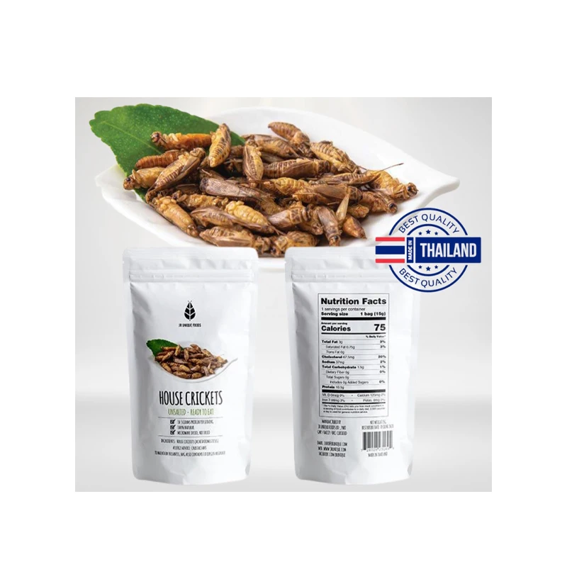 Edible Insect Whole Acheta Insect Crickets Protein Snacks Fried Best ...