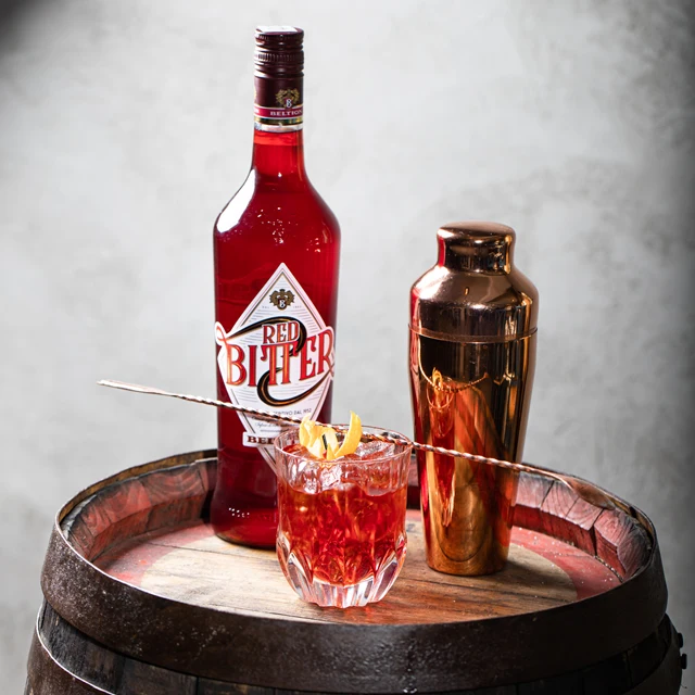 Top Quality Italian Aperitif Red Bitter Beltion 25 1000 Ml For Mixology ...