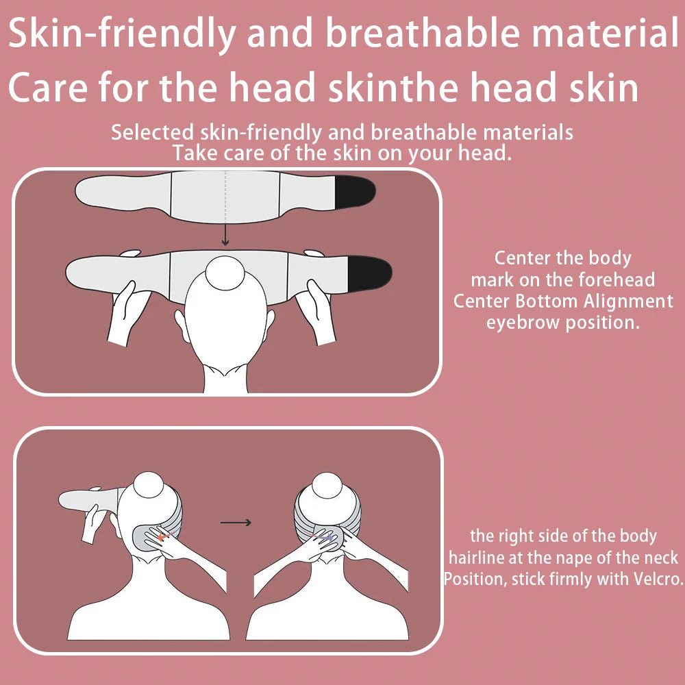 Portable Relief Headache Massage Rechargeable Air Compression Electric ...