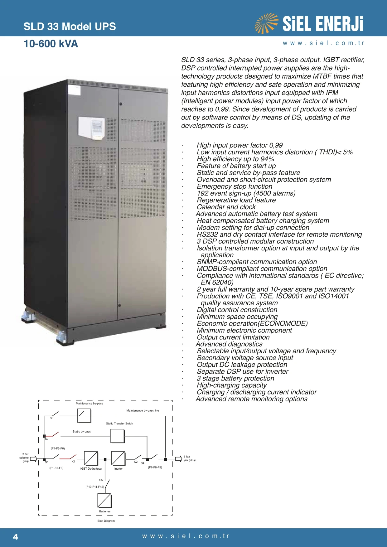 Sld33 60kva Ups不间断电源单元在线ups三相纯正弦波电源 - Buy Ups电源不间断电源 (ups),Ups备用电源ups逆变 ...