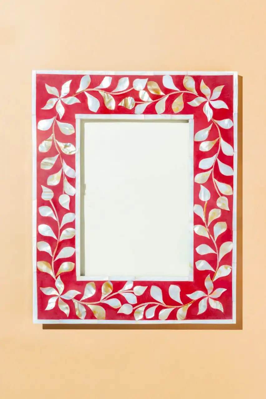 Bone Inlay Resin Inlay Photo Frame Top Design Wall Decoration Mother Of ...