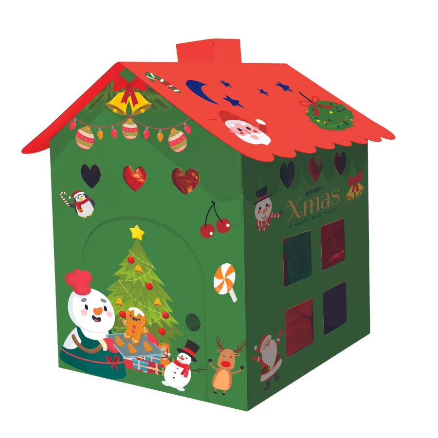 Paper House Paper Drawing And Coloring Puzzle Diy Educational Cardboard ...