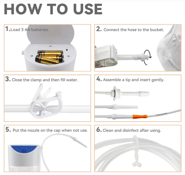 Automatic Enema Bucket Kit - Colon Cleansing Made Easy