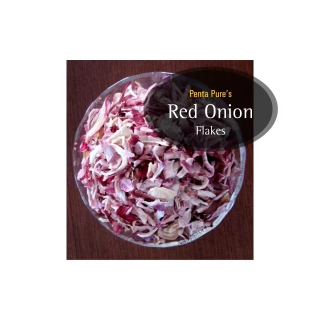 Premium Organic Dried Red Onion Flakes Made in India Bulk Packed ...