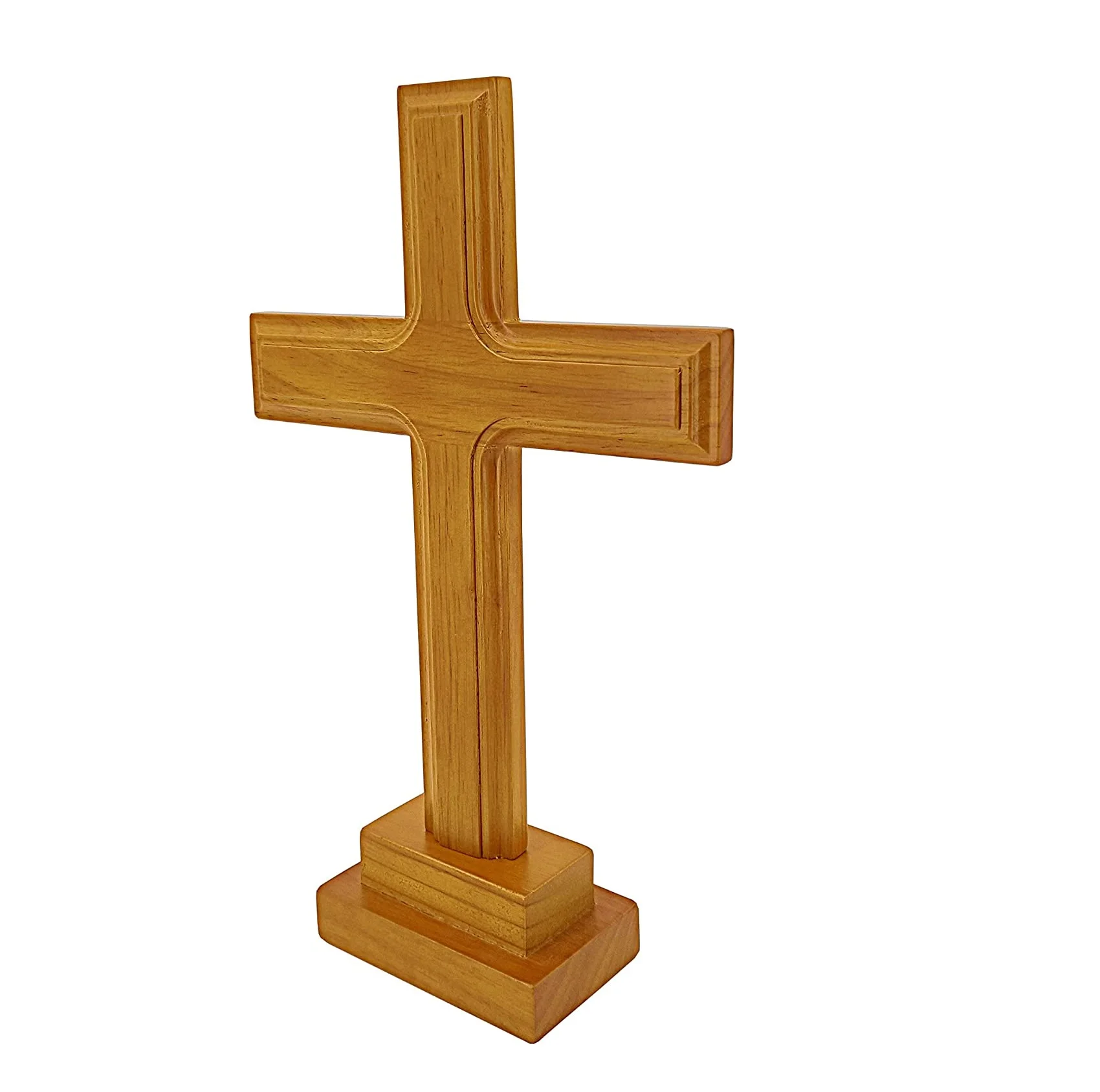 Customized Tabletop Rubber Wood Jesus Cross For Christian Church Altar ...