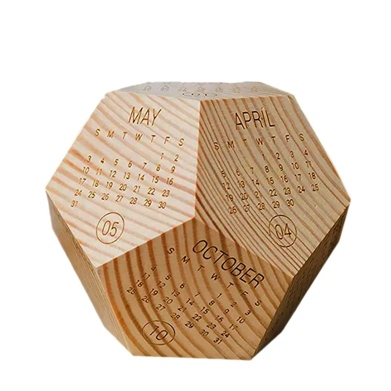 Octagonal Shape New Design Desk Accessory Table Calendar Home Office ...