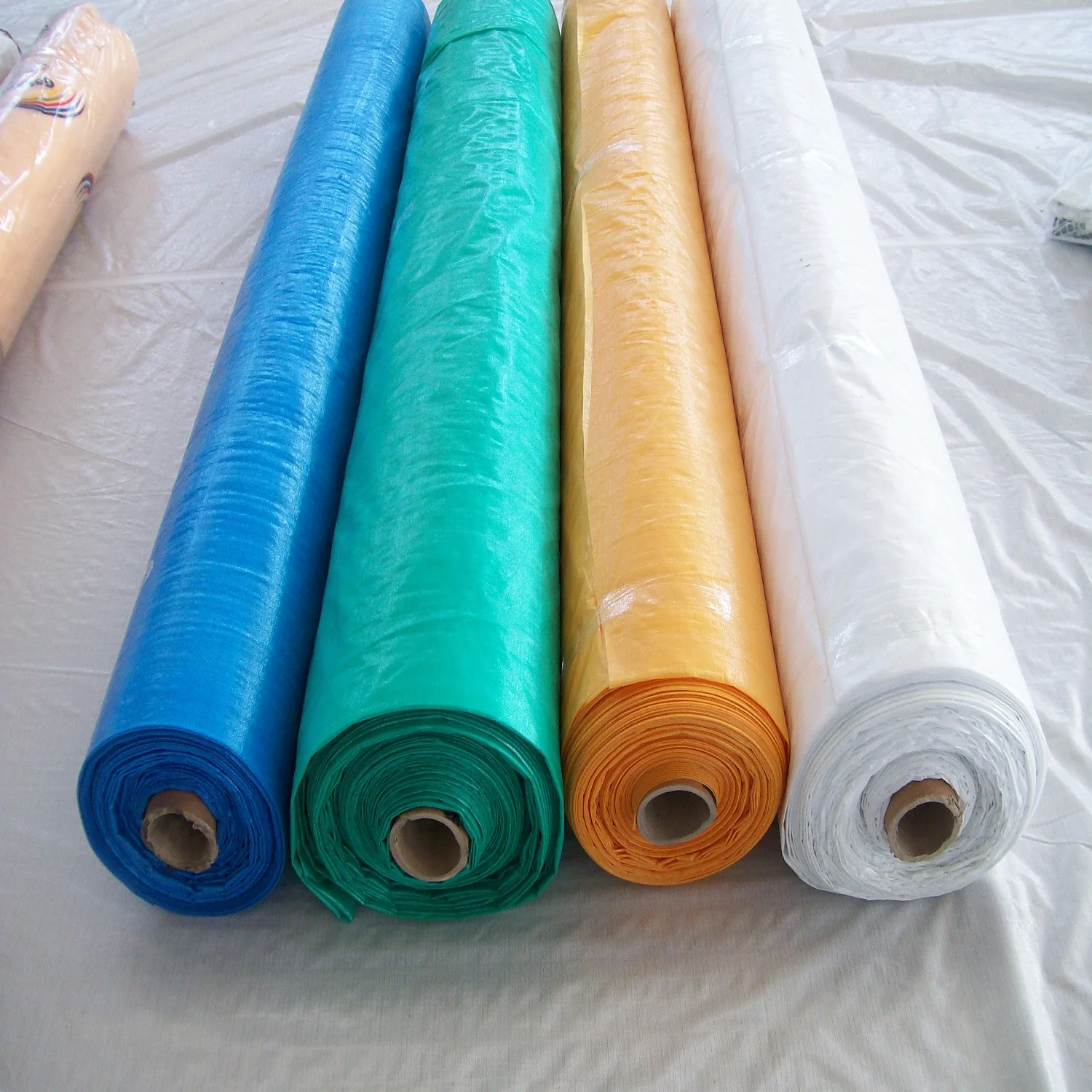 Tarpaulin Rolls Waterproof Wo Pe Tarpaulin 120gsm Blue/orange Color 100 ...