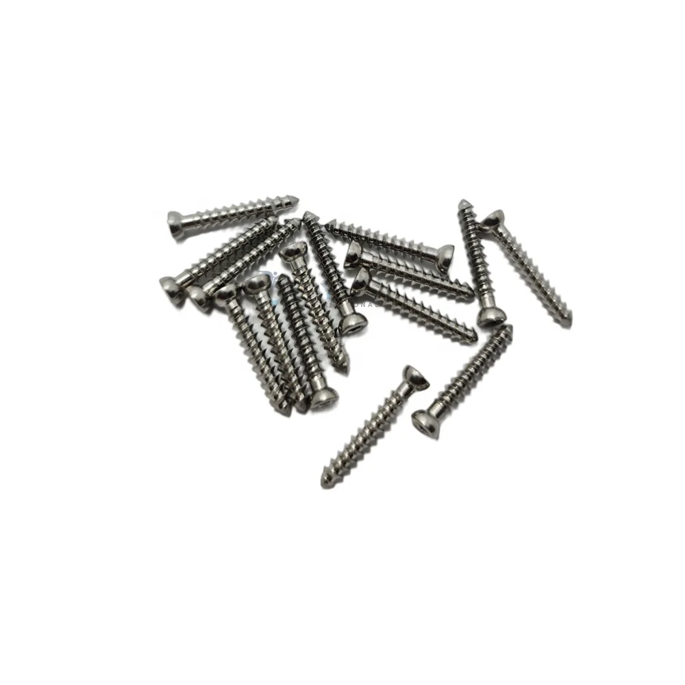 3.5mm Cortical Bone Screws - 100 Pcs Hexdrive Orthopedic Implants